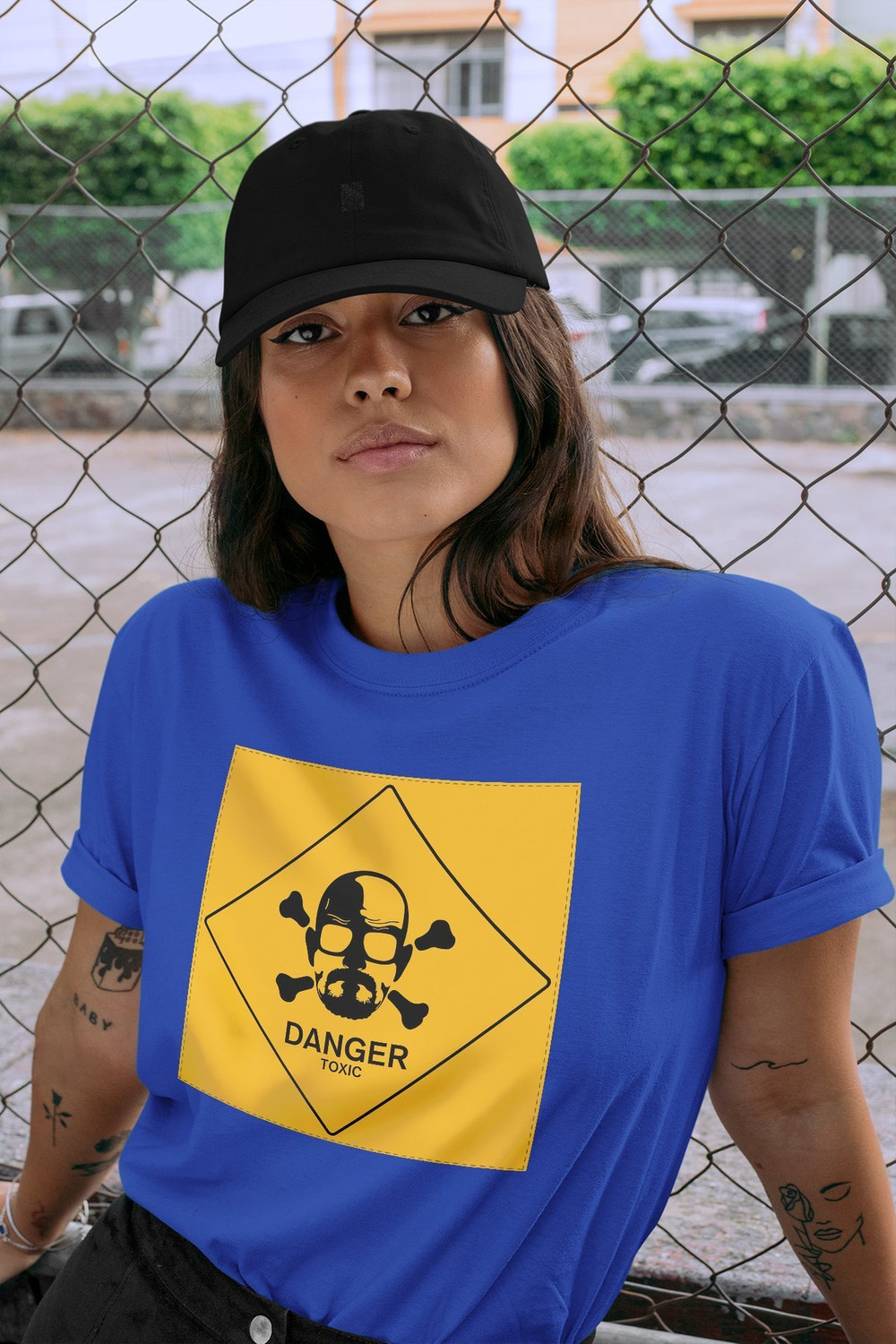 Koszulka z naszywką Breaking Bad toxic Niebieski | KOSZULKI \ Z ...